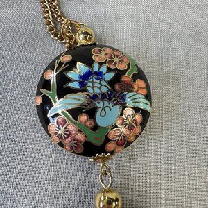 Jewelry | Vintage Cloisonne Pendant With Tassel Necklace | Poshmark